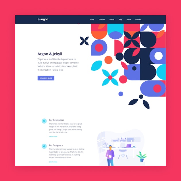 Launching Argon, a bootstrap design system Jekyll theme – Jekyll Themes