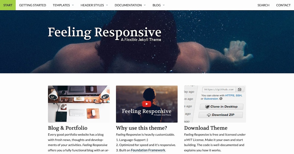 Feeling Responsive – Multi-purpose website theme – Jekyll Themes Feeling Responsive – Multi-purpose website theme – Jekyll Themes