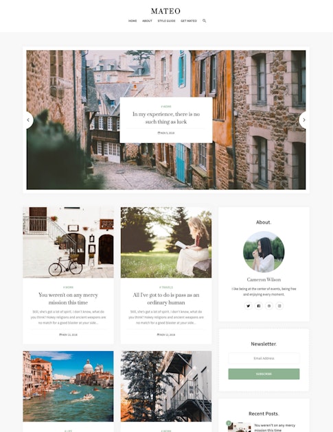 New minimal blog theme – Jekyll Themes